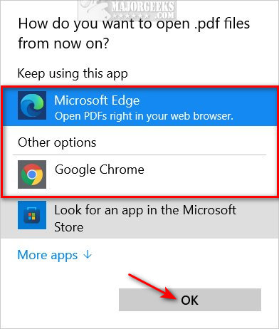 How to Change The Default Web Browser in Windows 11 - MajorGeeks