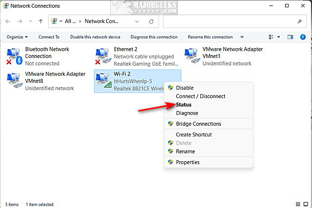 How to Find Your Wi-Fi Password on Windows 10 & 11 - MajorGeeks