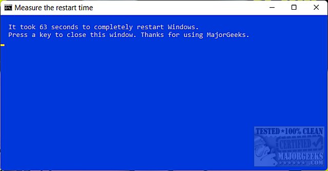 How to Easily Benchmark Restart Time in Windows 10 & 11 With a Batch ...