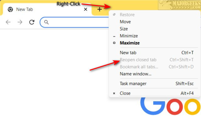 How to Reopen Closed Tabs in Chrome, Edge, and All Chromium Browsers ...