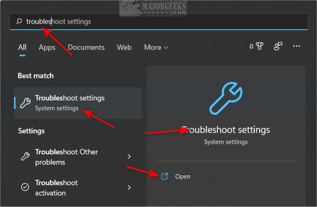 How to Run Troubleshooters in Windows 11 - MajorGeeks
