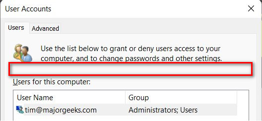 How to Automatically Sign In to Windows 11 at Startup - MajorGeeks