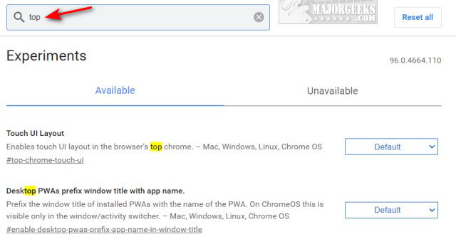 How to Enable and Use Google Chrome Flags - MajorGeeks
