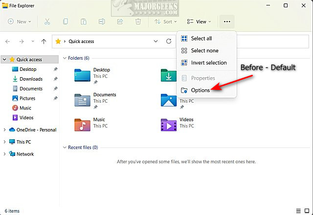 How to Enable or Disable Folder Options in Windows 10 & 11 - MajorGeeks