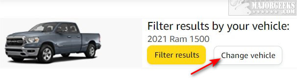 How to Add, Remove, or Modify Your Vehicle on Amazon - MajorGeeks