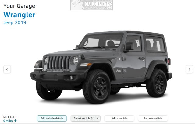 How to Add, Remove, or Modify Your Vehicle on Amazon - MajorGeeks