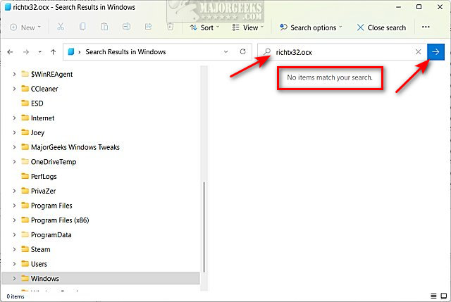 How to Fix Richtx32.ocx Errors - MajorGeeks