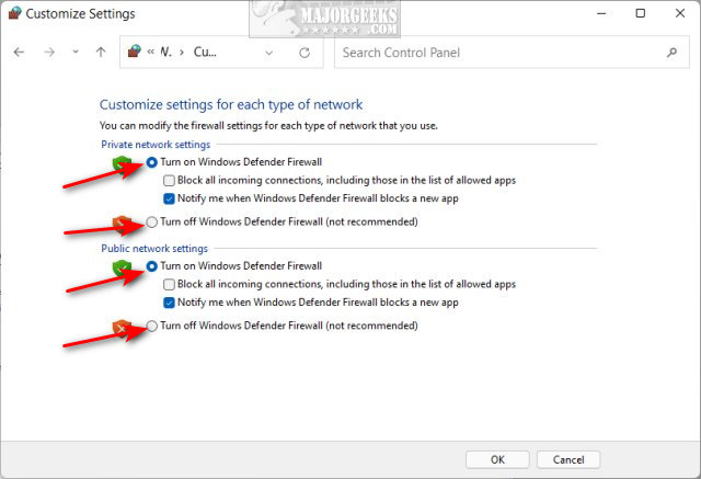 How to Turn Microsoft Defender Firewall on or Off in Windows 10 & 11 ...