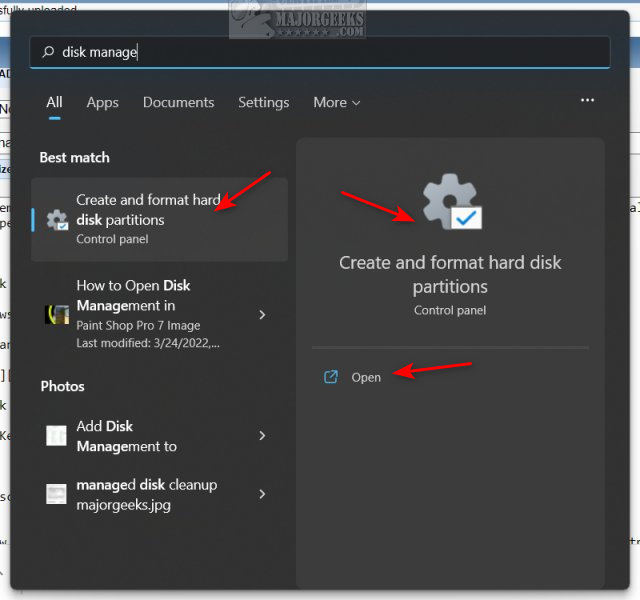 How to Open Disk Management in Windows 10 & 11 - MajorGeeks