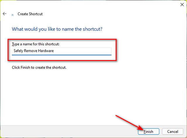 How to Create a Safely Remove Hardware Shortcut in Windows 10 & 11 ...
