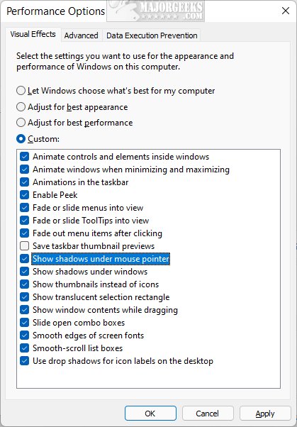 How to Enable or Disable Mouse Pointer Shadows in Windows 10 & 11 ...