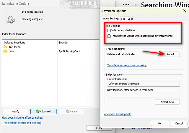 How to Customize Windows Search in Windows 10 & 11 - MajorGeeks