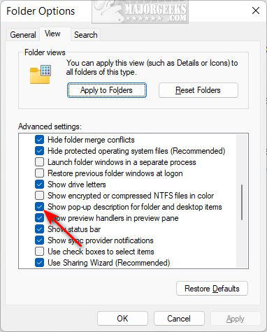 How to Enable or Disable Pop Up Descriptions for Folder and Desktop ...