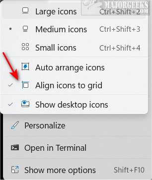 How to Enable or Disable 'Align Icons to Grid' on Windows 10 & 11 ...