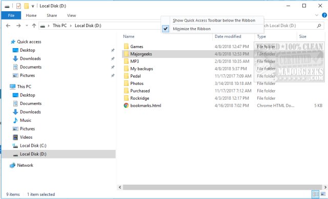 7 Ways to Show, Hide, or Diagnose the 'Show Ribbon Option' in Windows ...