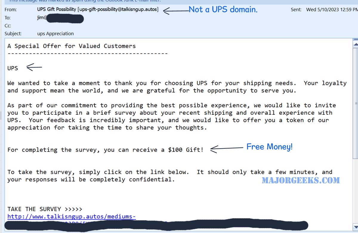 Types of Phishing Attacks and How to Spot Them - MajorGeeks