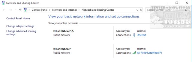 How to See Your Network Adapter Speed in Windows 10 - MajorGeeks