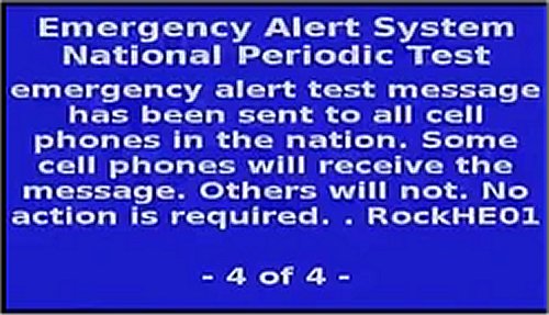 Nationwide Emergency Test Alert Wednesday 10/4/23 at 2:20 PM ET ...