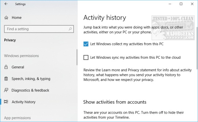 What Is Windows 10 Timeline and How to Use It - MajorGeeks