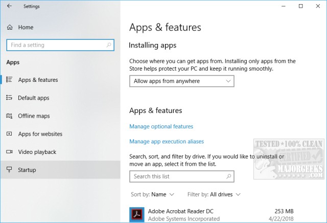 How to Manage Startup Apps in Settings on Windows 10 & 11 - MajorGeeks