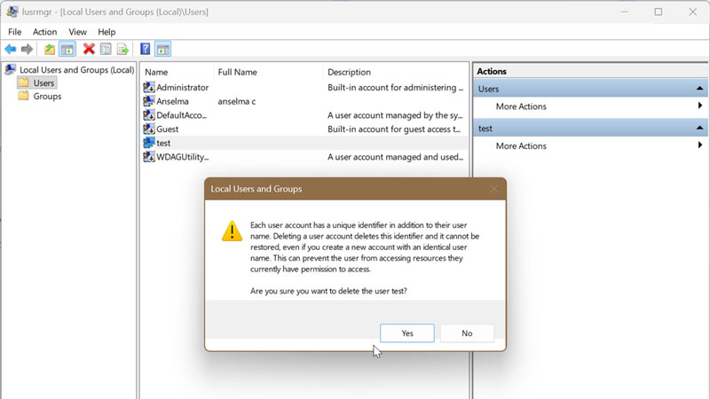 How To Delete a User Account in Windows 11 - MajorGeeks