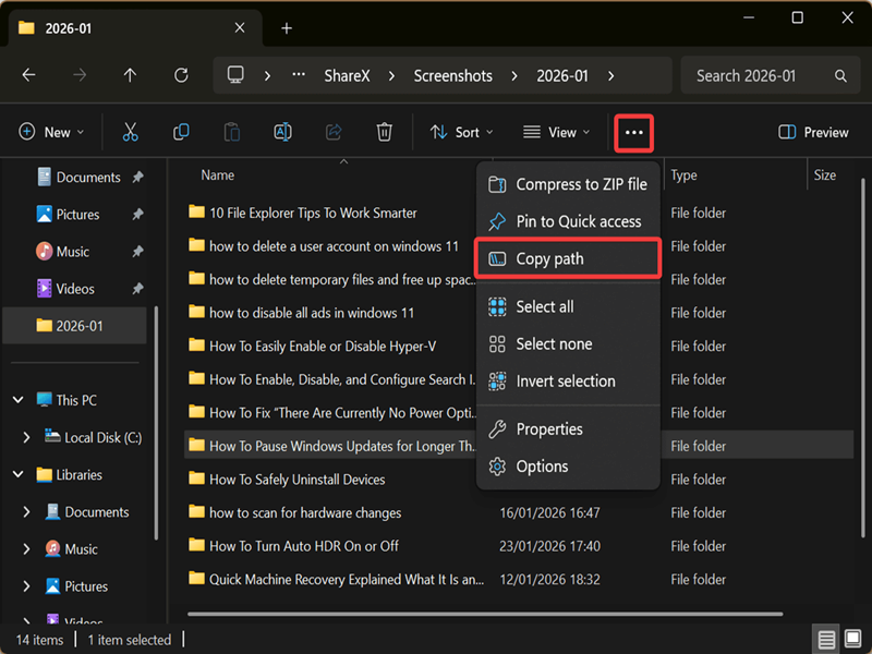 How To Easily Copy the Path of a File, Folder, or Drive in Windows 11 ...