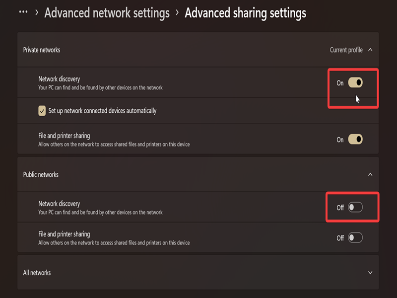 How To Turn On or Off Network Discovery in Windows 11 - MajorGeeks