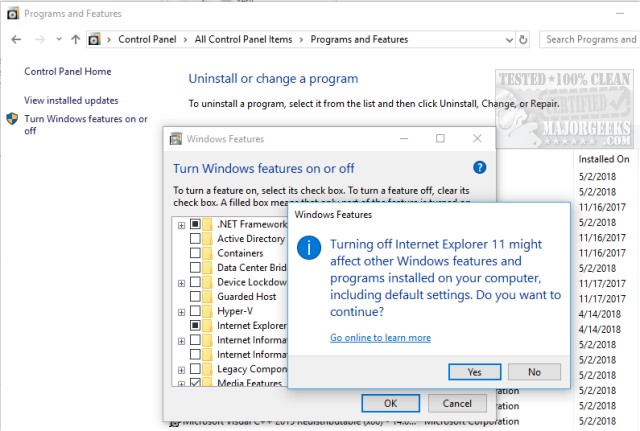 Internet Explorer Crashes Due to iertutil.dll Error - MajorGeeks