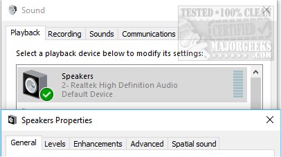 Computer Sound Volume Is Too Low on Windows - MajorGeeks