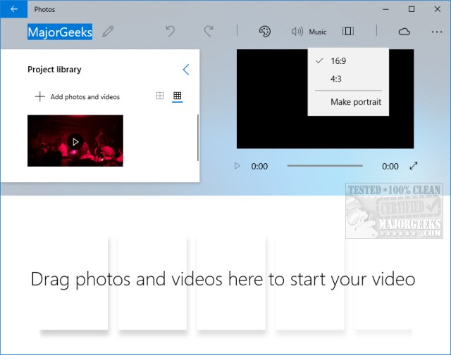 How-to Edit Your Videos With the Microsoft Photo App - MajorGeeks