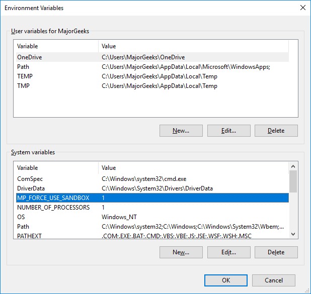 How to Enable the Windows Defender Sandbox in Windows 10 & 11 - MajorGeeks
