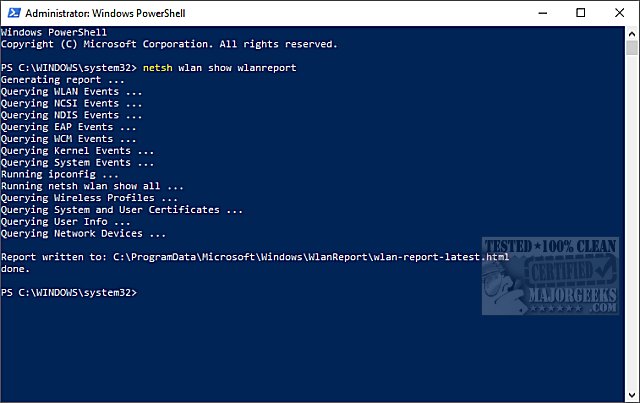 Diagnose Wi-Fi Problems on Windows 10 With Wireless Network Report ...