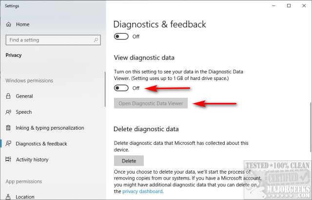 How to Enable and Use Diagnostic Data Viewer in Windows 10 - MajorGeeks