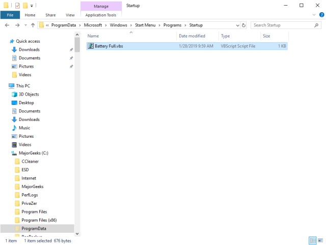 How to Create a Notification That Your Laptop Battery Is Charged on ...