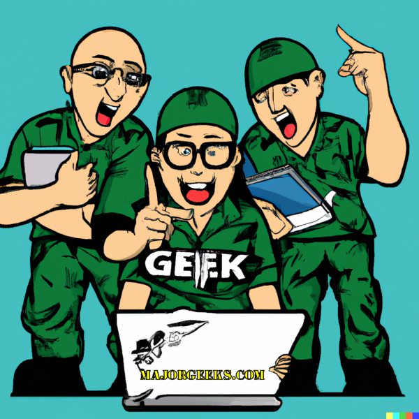 dall·e600x600- strong military people who are computer geeks in a ...