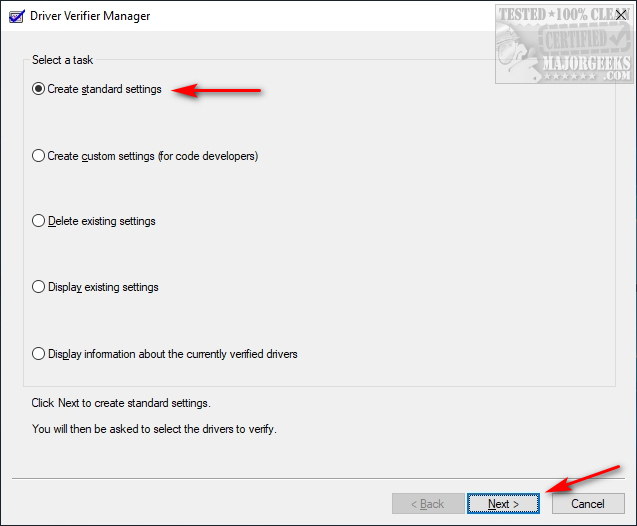 A useful option for testing on computers running versions of Windows ...