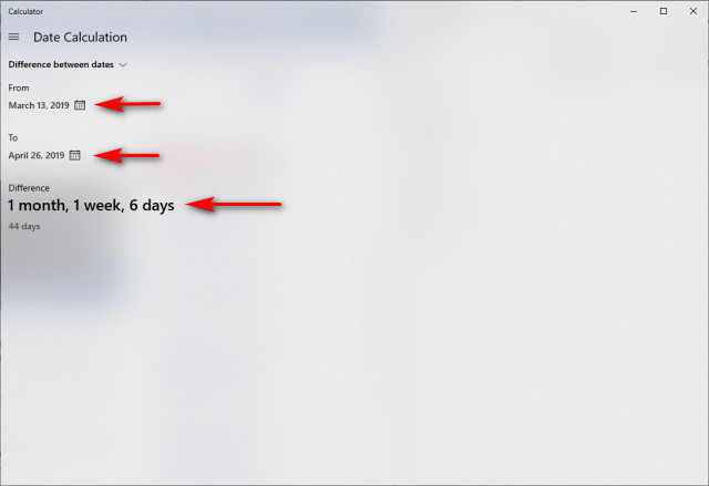 Add or subtract days