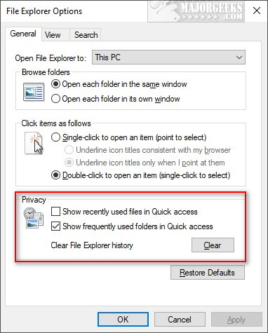 2: Delete the Contents of the Automatic Destinations Folder