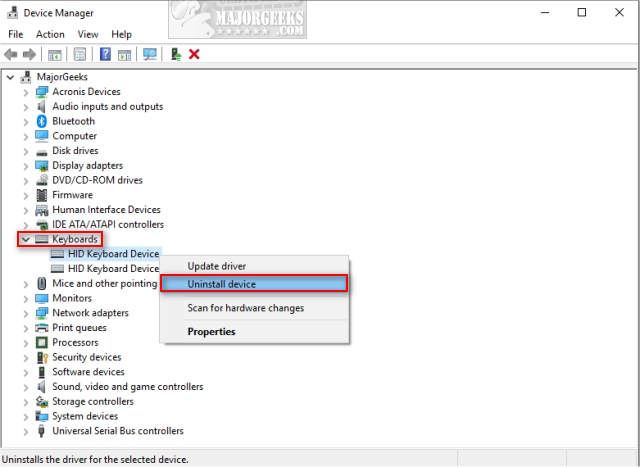 If your keyboard is USB unplug it and plug it back in. If your keyboard ...