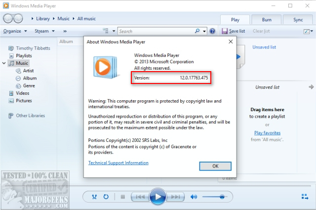 Here is a list of supported file types put together by The Windows Club
