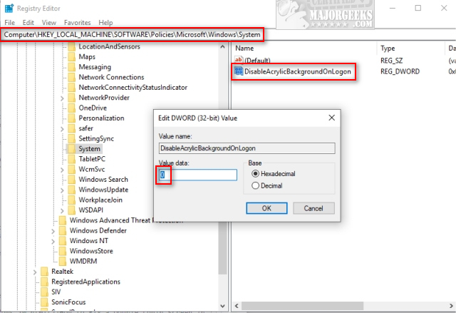 Right-click on the right side and click New > DWORD (32-bit) Value ...