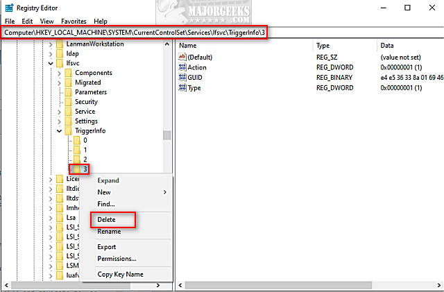 Open the Registry Editor and navigate to, or copy and paste HKEY_LOCAL_MACHINE\SYSTEM ...