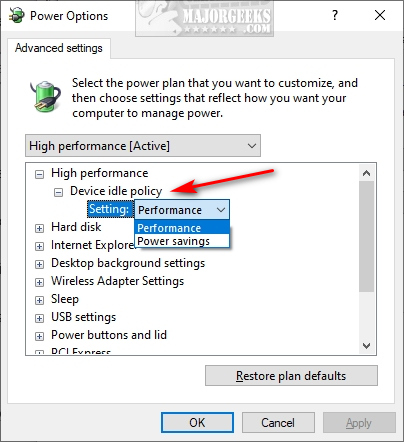 You won't see any prompts or confirmations, so open your Power Options ...