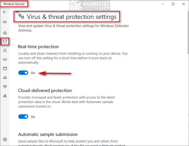 You can now download the file in question and of course, be sure to enable protection when ...