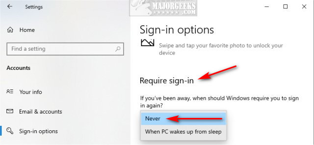 Using the Command-Prompt or PowerShell , we can enable or disable Sign-in on Wakeup for a ...