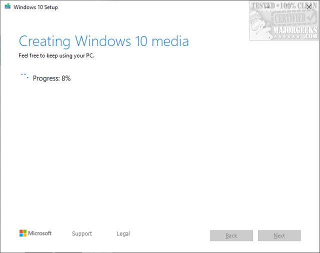 The next screen will let you know that Your USB flash drive is ready ...