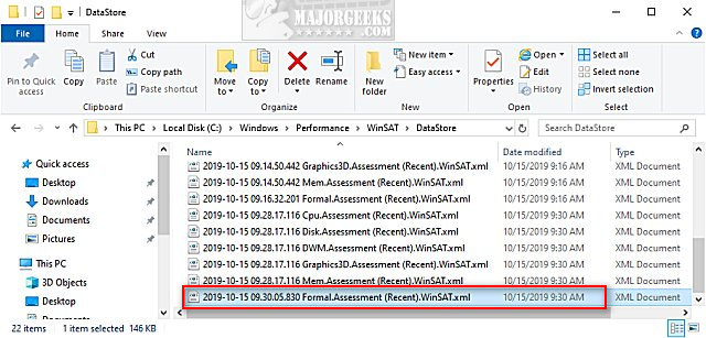 Double-click on that XML file, and the results will open in Internet ...