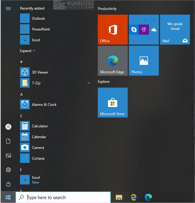 If you change your mind later, you can restore the new Start Menu by ...