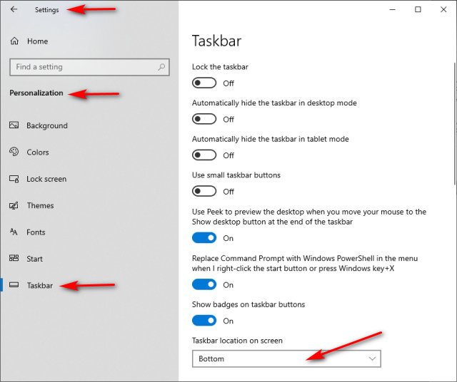Now that you've moved your Taskbar to a new location, you might ...