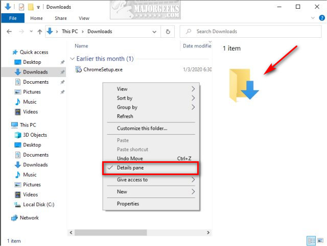 Download Add Details Pane to the File Explorer Context Menu from ...
